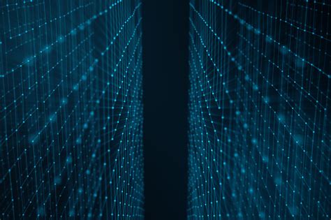 선과 점 들의 배경 추상화 낮은 폴 리 메시 개념 구름 인터넷 연결 기술 연결 합니다 인공 지능의 미래 개념의 현재 예 3 차원 일러스트 레이 션 3차원 형태에 대한 스톡