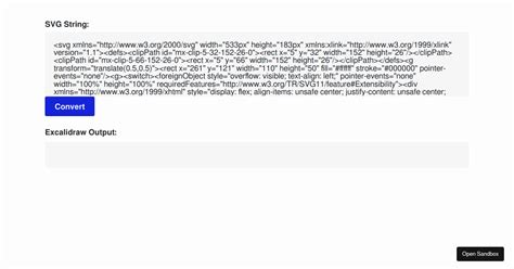 Svg To Excalidraw Examples Codesandbox