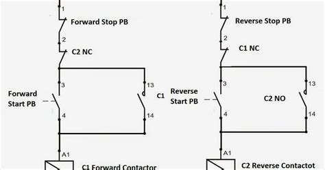Auto Reverse Forward Control Circuit Diagram Forward And Rev