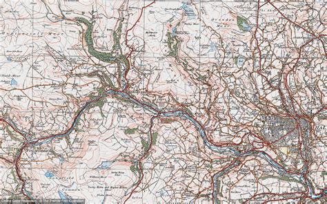 Historic Ordnance Survey Map Of Mytholmroyd 1925