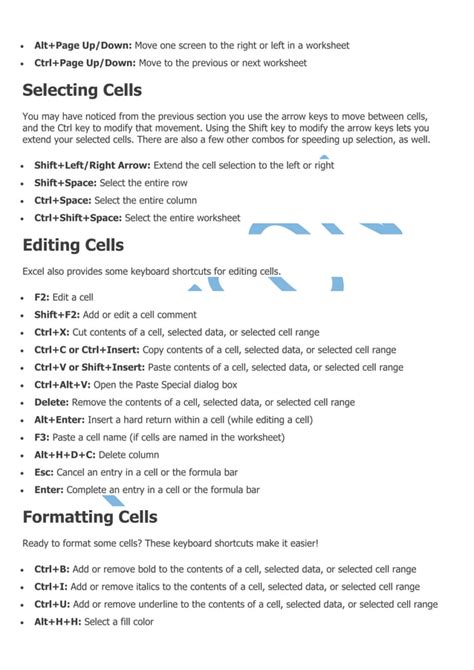 Computer Shortcut Keys A To Z Ms Word Excel Powerpoint Pdf
