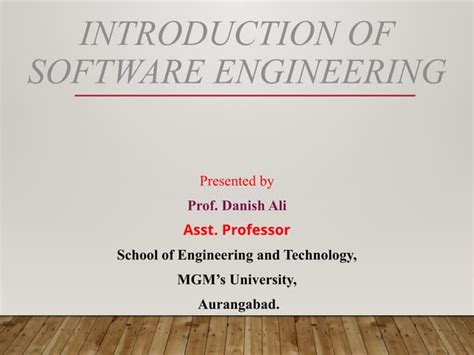 Introduction To Software Engineeringpptx