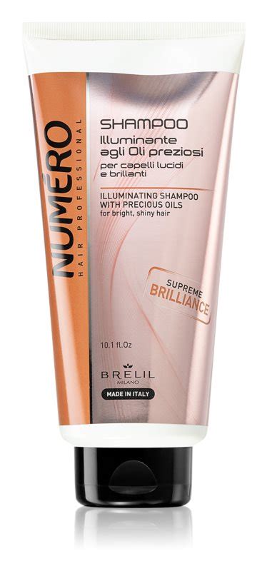 Brelil Numero Illuminating Brightening Shampoo For Dull Hair 300 Ml My Dr Xm