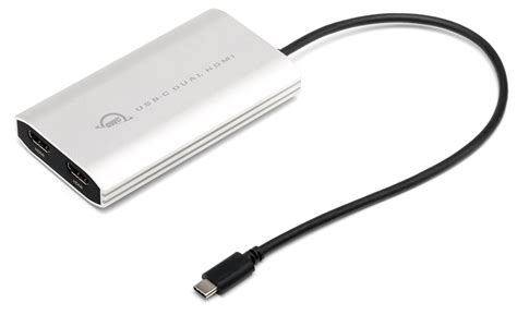 OWC USB C Dual HDMI K Display Adapter