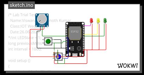 Trail Test 2AB Wokwi ESP32 STM32 Arduino Simulator
