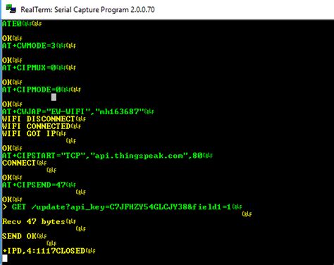 Esp8266 Wifi Module Interface With Avr Atmega16 Avr Atmega Cont