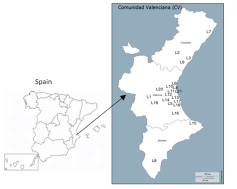 Location Of Sampling Points Download Scientific Diagram
