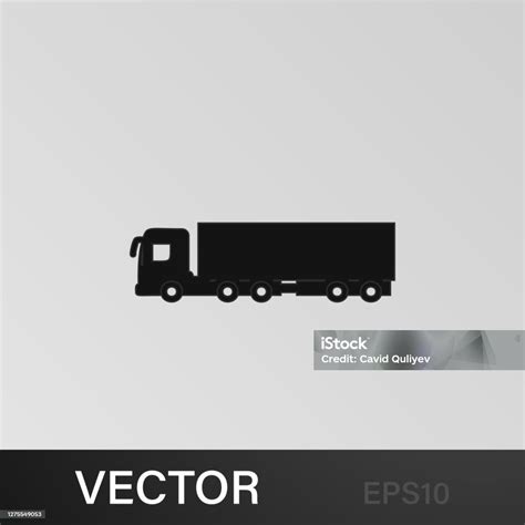 트레일러 아이콘이 있는 화물 자동차 유형 아이콘의 요소입니다 프리미엄 품질 그래픽 디자인 아이콘 웹 사이트 웹 디자인 모바일 앱에 대한 기호 및 기호 컬렉션 아이콘 교통에