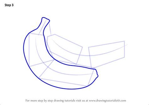 How To Draw A Banana Pair Fruits Step By Step DrawingTutorials101 Com