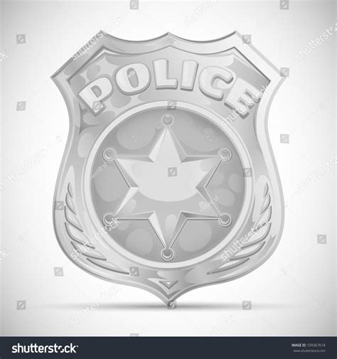 Vector Police Badge Stock Vector 109367618 Shutterstock