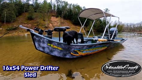 16x54 Power Drifter Sled Stealthcraft Custom Veil Youtube
