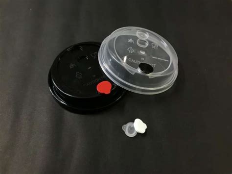 Jual Cap Lid Stopper Gelas Boba Cheese Tea Cup Injection Dus Isi 500 Hitam Di Seller