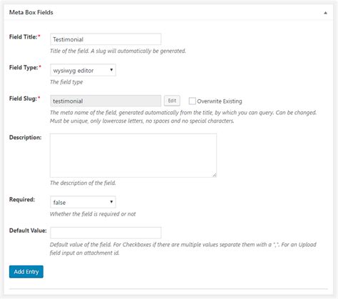 Wysiwyg Editor Field