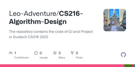github leo adventure cs216 algorithm design the repository contains