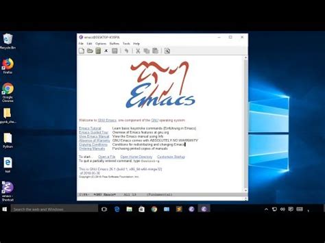 How To Install Emacs On Windows YouTube