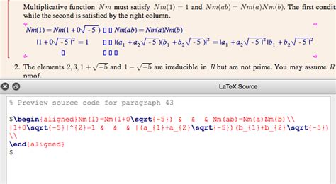 How To Specify Align Separator With In LyX TeX LaTeX Stack Exchange