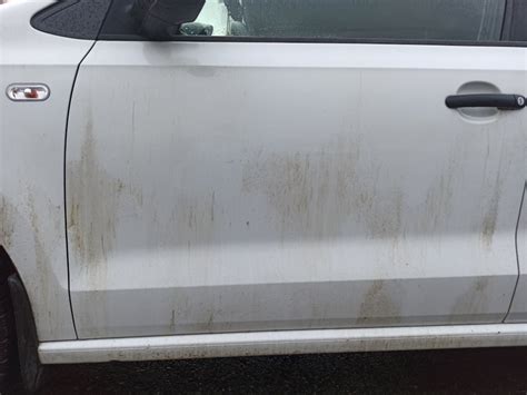 Как отмыть/помыть белый кузов от чёрных точек и металлических ...