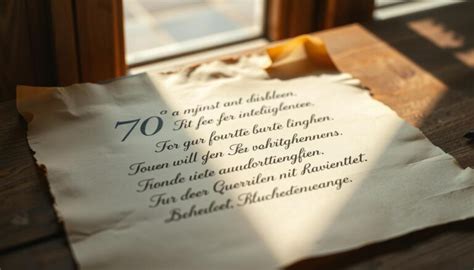 70 Geburtstag Gedicht