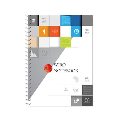Spiral Notebook A5 40 Sheets Monaf Stores