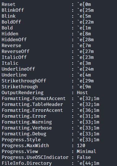 Pwsh 721 Psstyle Color Rendering Fails On Windows Terminal And Consolehost · Issue 16675