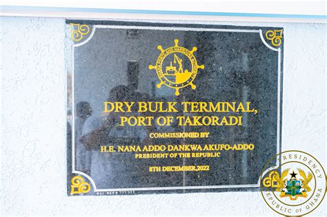 Akufo Addo Commissions Dry Bulk Terminal Ats Multipurpose Container