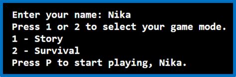Solved Code A Simple Text Based Console Game That Implements At Least