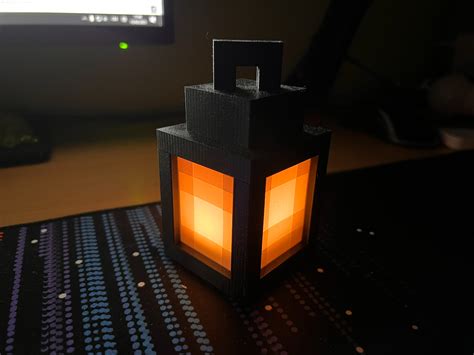 Minecraft Lantern Arduino WiFi NeoPixel By Izboxo MakerWorld
