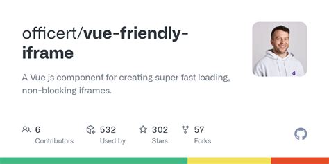 Github Officertvue Friendly Iframe A Vue Js Component For Creating