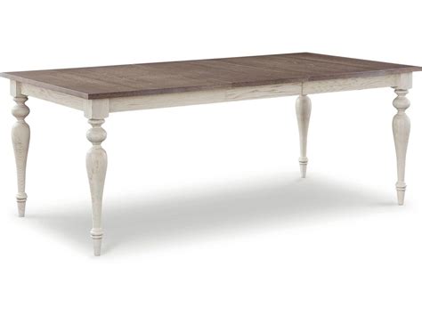 Bassett Amelia Oak Rectangle Dining Table With Leaf Furniture Dining