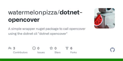 Github Watermelonpizzadotnet Opencover A Simple Wrapper Nuget Package To Call Opencover