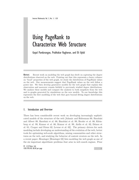pdf using pagerank to characterize web structure