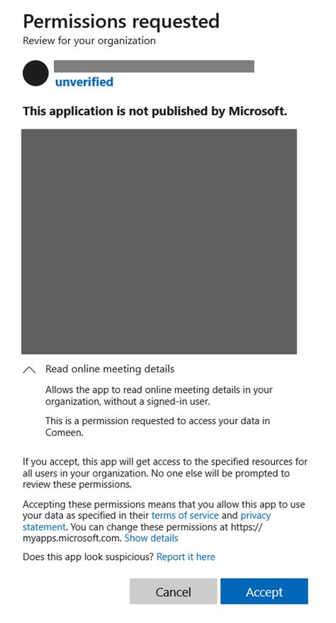 How To Ask Onlinemeetingsreadall App Scope On Graph Microsoft Qanda