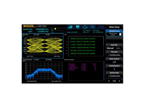 Rigol Rsa5000 Vsa Vector Signal Analysis Option For Rsa5000 Tequipment
