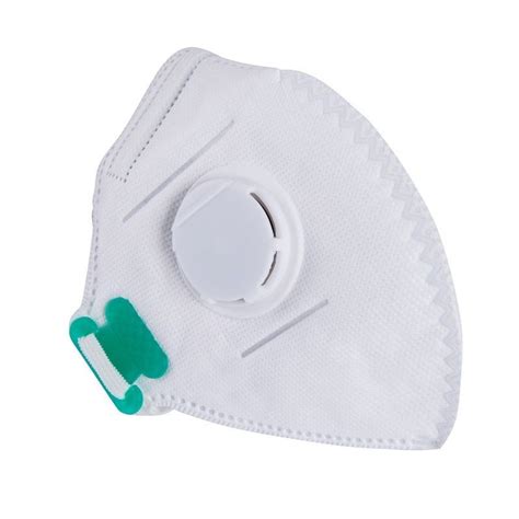 White Anti Dust Asbestos Removal Foldable Face Mask Respirator With