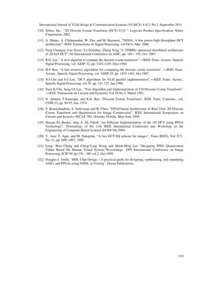 Pipelined Architecture Of D DCT Quantization And ZigZag Process For JPEG Image Compression