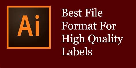 Vector File Format For Quality Label Printing Rose City Label