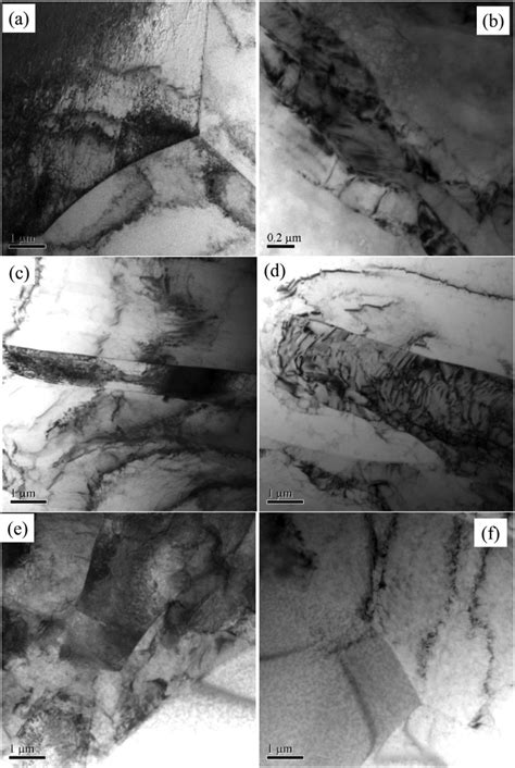 TEM Graphs In The Compressed Alloy A B 450 C 1 0 C D 450 C 1 5