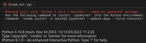 How To Test In Vscode A Postgresql Sql Expression In Pythons Interactive Notebook Jupyter