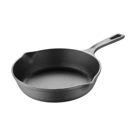 MasterPRO Pre-Seasoned Cast Iron Fry Pan - Versatile 8 Inch Cooking Pan ...