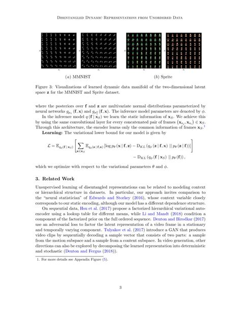 Disentangled Dynamic Representations From Unordered Data Deepai