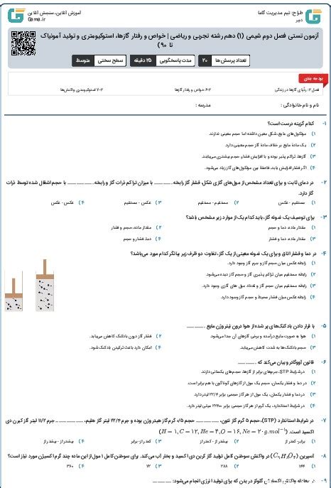 عکس جدول تناوبی کتاب شیمی دهم