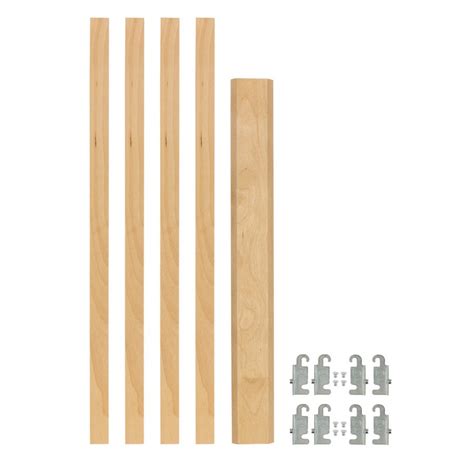 REV A SHELF INC 7 8 W Door Drawer Pilaster System 40 Pilasters 80 Brackets Maple Rev A Shelf