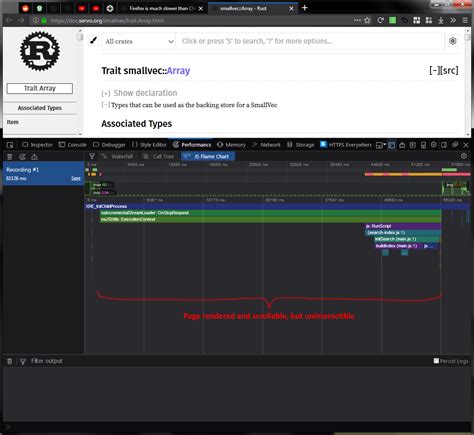 Firefox Is Much Slower Than Chrome Or Edge On Some Rust Document Pages