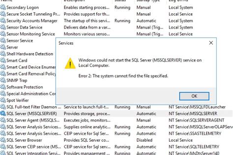 pinal dave on linkedin sql server sql service not starting in