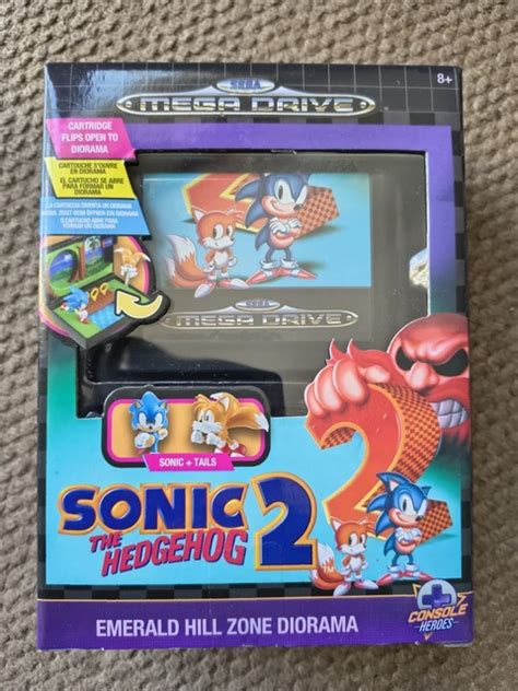 Sonic The Hedgehog 2 Emerald Hill Zone Diorama Console Heroes Sega Mega