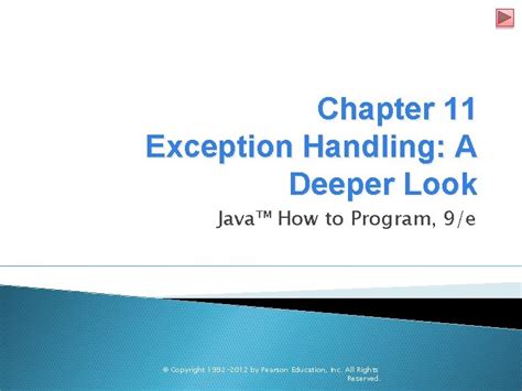 chapter 11 exception handling a deeper look java