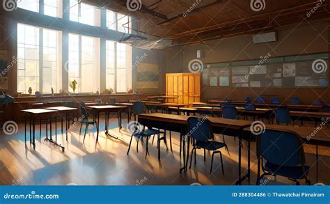 Classroom Atmosphere In The Morning Or After School Good Quality By