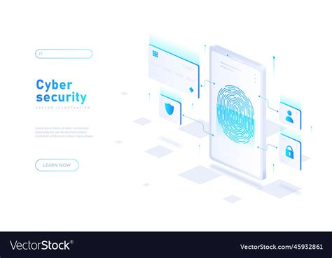 Cyber Security Concept Royalty Free Vector Image