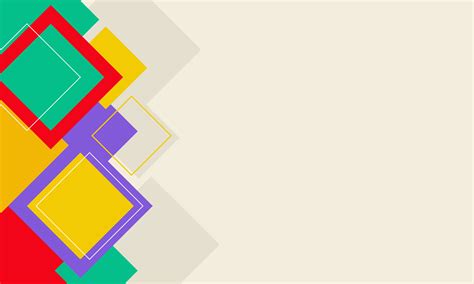 Colorful Geometric Square Abstract Background 27562320 Vector Art At