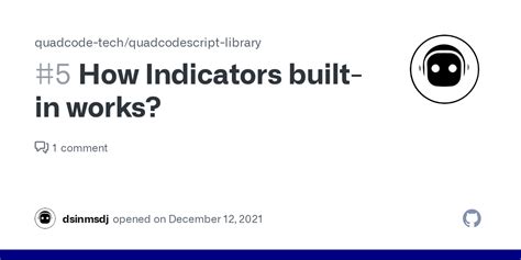 How Indicators Built In Works Issue Quadcode Tech Quadcodescript Library Github